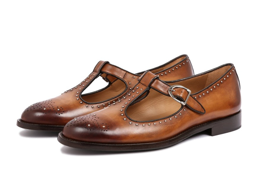 Hand-Painted Brown Peshawari Sandel For Casual And Party Wear-Unique a ...