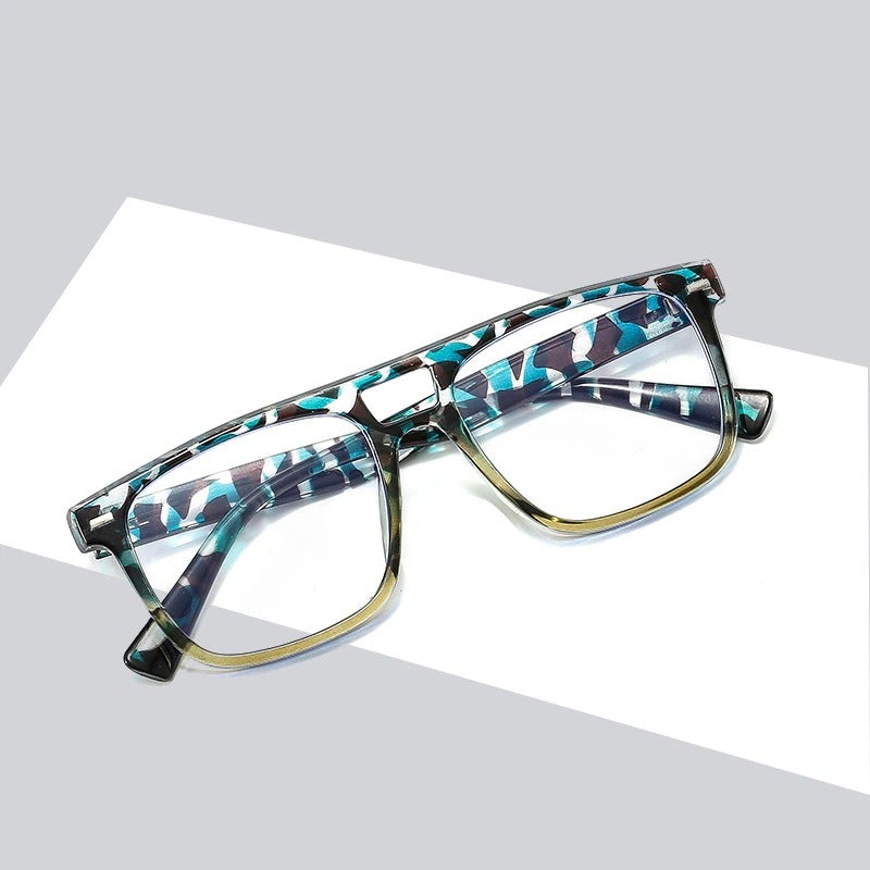 2021 Classic Square Computer Glasses With Anti Blue Ray Lenses For Uni ...