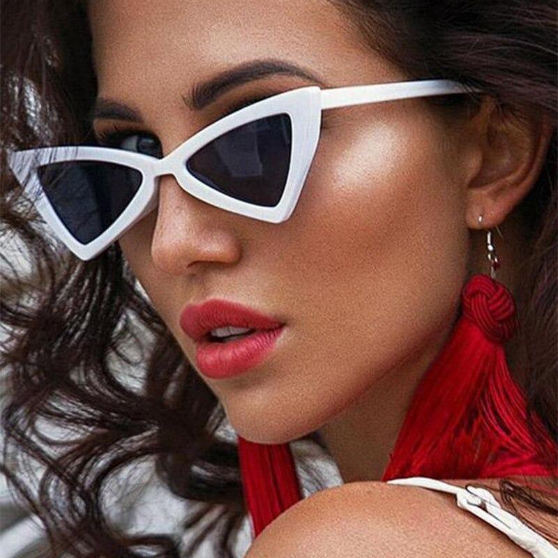 Sexy Cat Eye Women Brand Designer Mirror Sunglasses For Women-Unique a ...